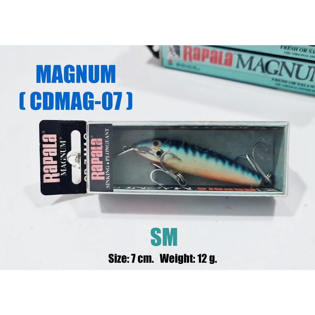 RAPALA MAGNUM เหยื่อปลอม เหยี่อตกปลา เหยื่อ รุ่น CDMAG-09 ขนาด 9 cm - fishing.master - ThaiPick