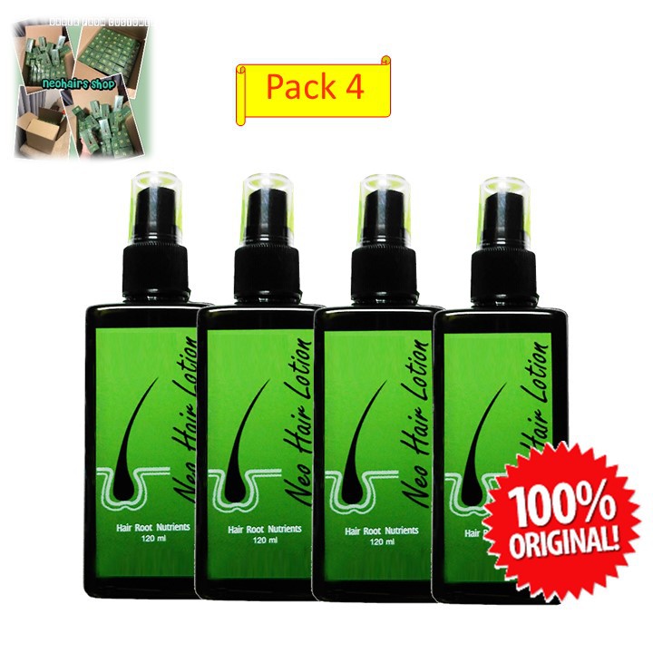 Neo Hair Lotion นีโอ แฮร์ โลชั่น Neohair (Pack 4 ขวด) - neohairs241565 ...