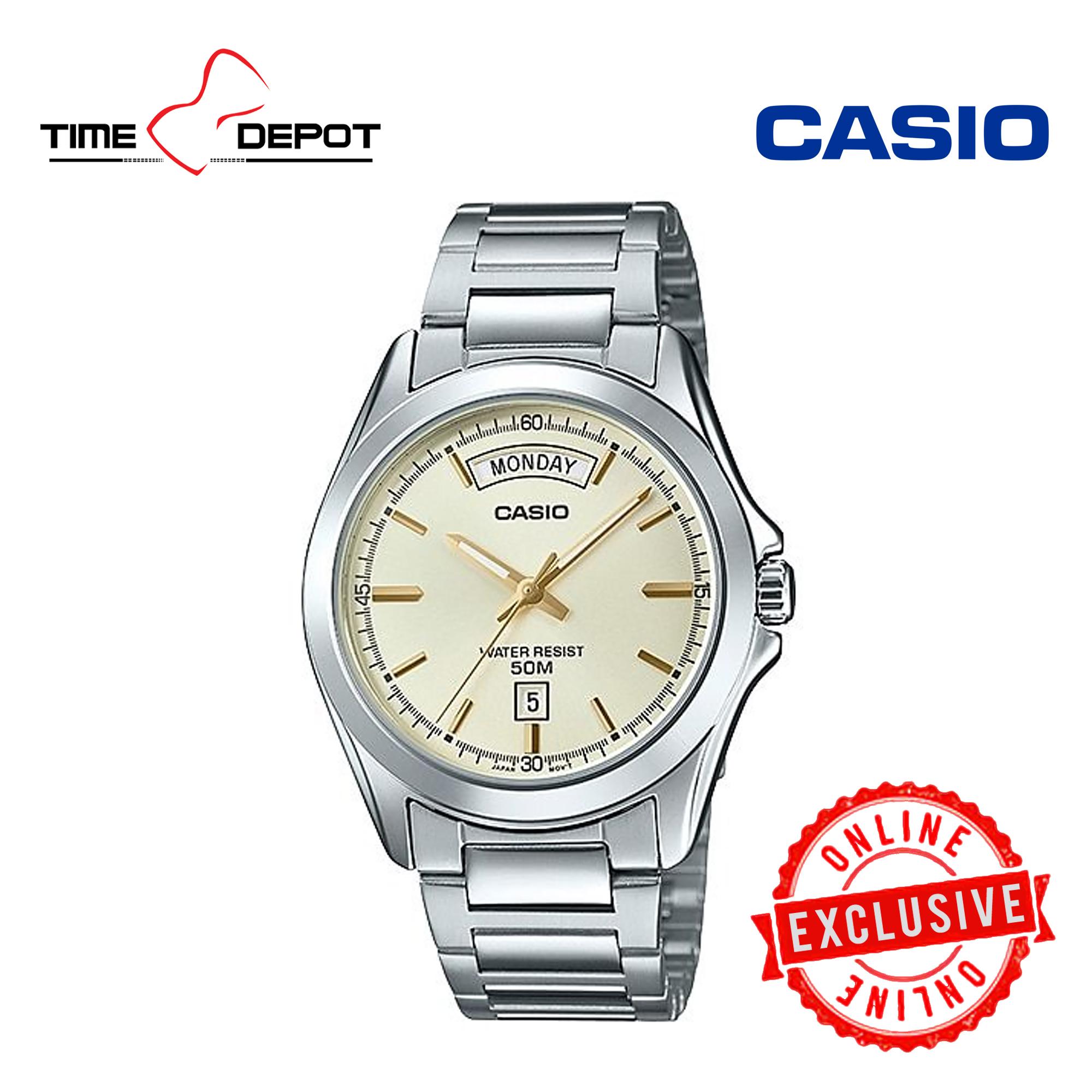 Casio Men's Analog Silver Stainless Steel Strap Watch MTP-E130D-2AVDF - 494r0xhac9 - ThaiPick