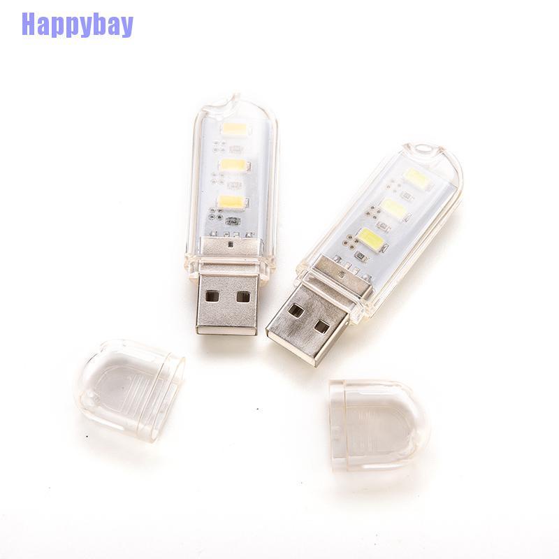 ( Happybay ) พวงกุญแจ Usb 3 Led ไฟกลางคืนรูปตัว U พร้อมฝาครอบ ...