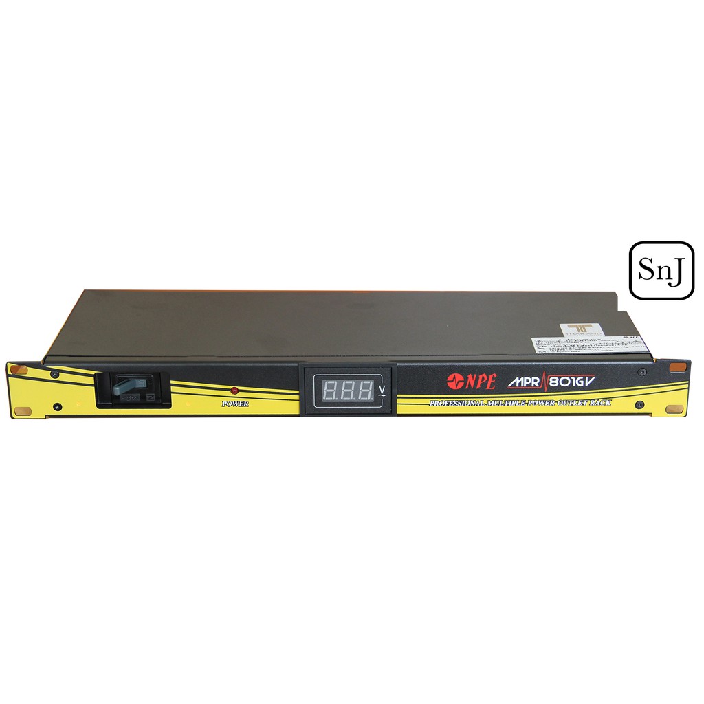 ปลั๊กไฟใส่แรค (Power Distribution) NPE รุ่น MPR-801GV - snj.e - ThaiPick