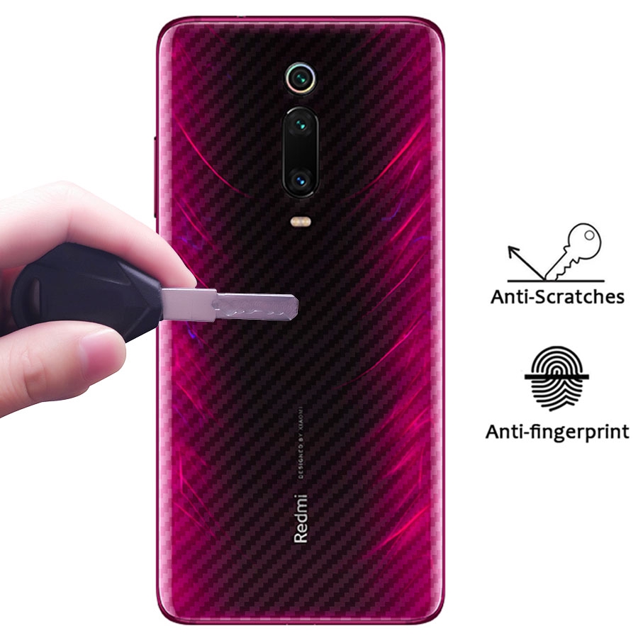 ฟิล์มคาร์บอนไฟเบอร์กันรอยหน้าจอสําหรับ Xiaomi Mi 9T 9 A3 Cc9 E Pocophone F1 Redmi K20 Note 8 7 6 ...