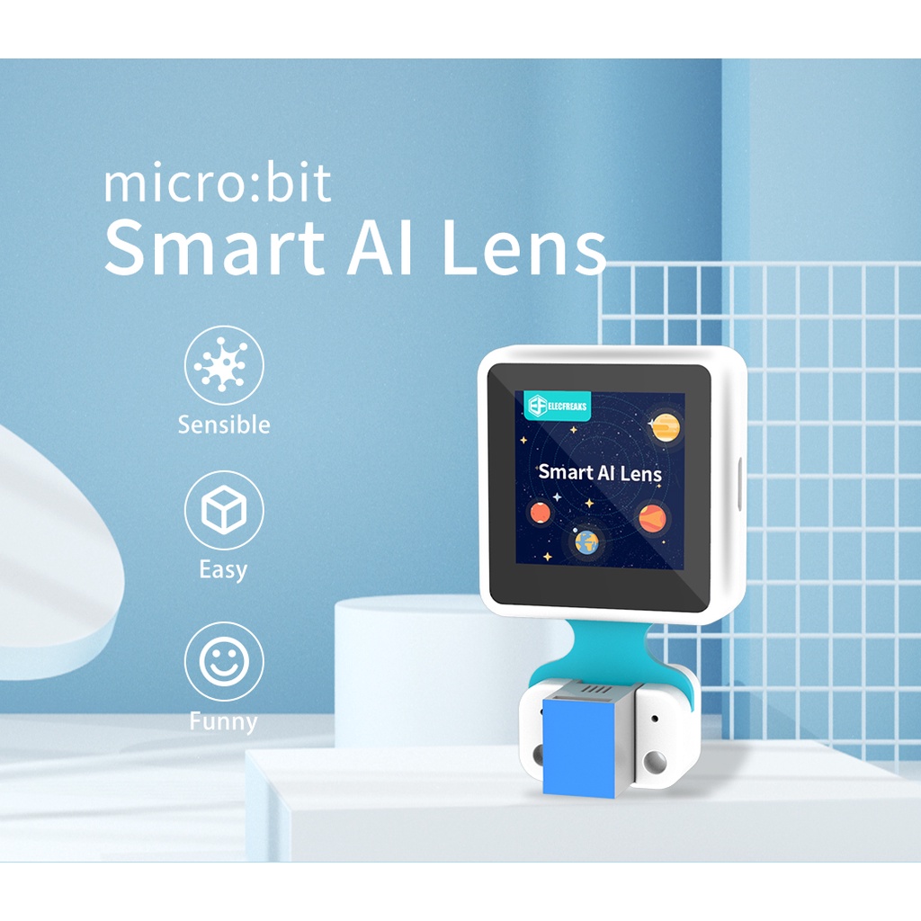Smart AI Lens kit for microbit ชุดเรียนรู้ปัญญาประดิษฐ์ใช้ร่วมกับไมโคร ...