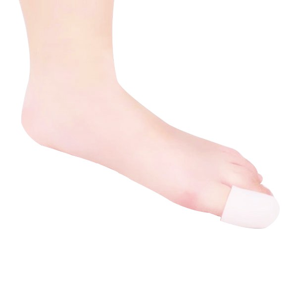 Toe Straightener Silicone Protective Silicone Big Toe Caps Cushion ...