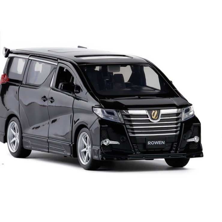 โมเดลรถยนต์ 1/32 Alpha Alphard Rowen Wolf Black Diecast Toy | Shopee ...