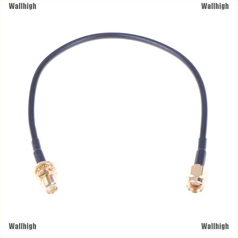 Wallhigh 1PC 20cm WiFi router antenna extension cable cord RG174 RP-SMA male to female - wallsky ...