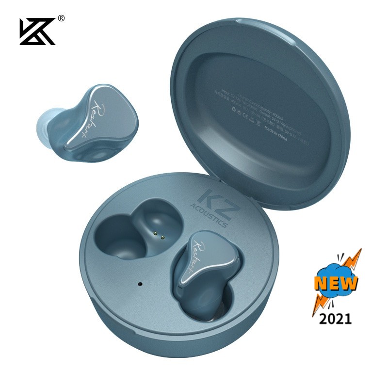 ღღKZ SkS TWS Wireless Bluetooth 5.2 earphone 1BA1DD Ring iron earphone ...