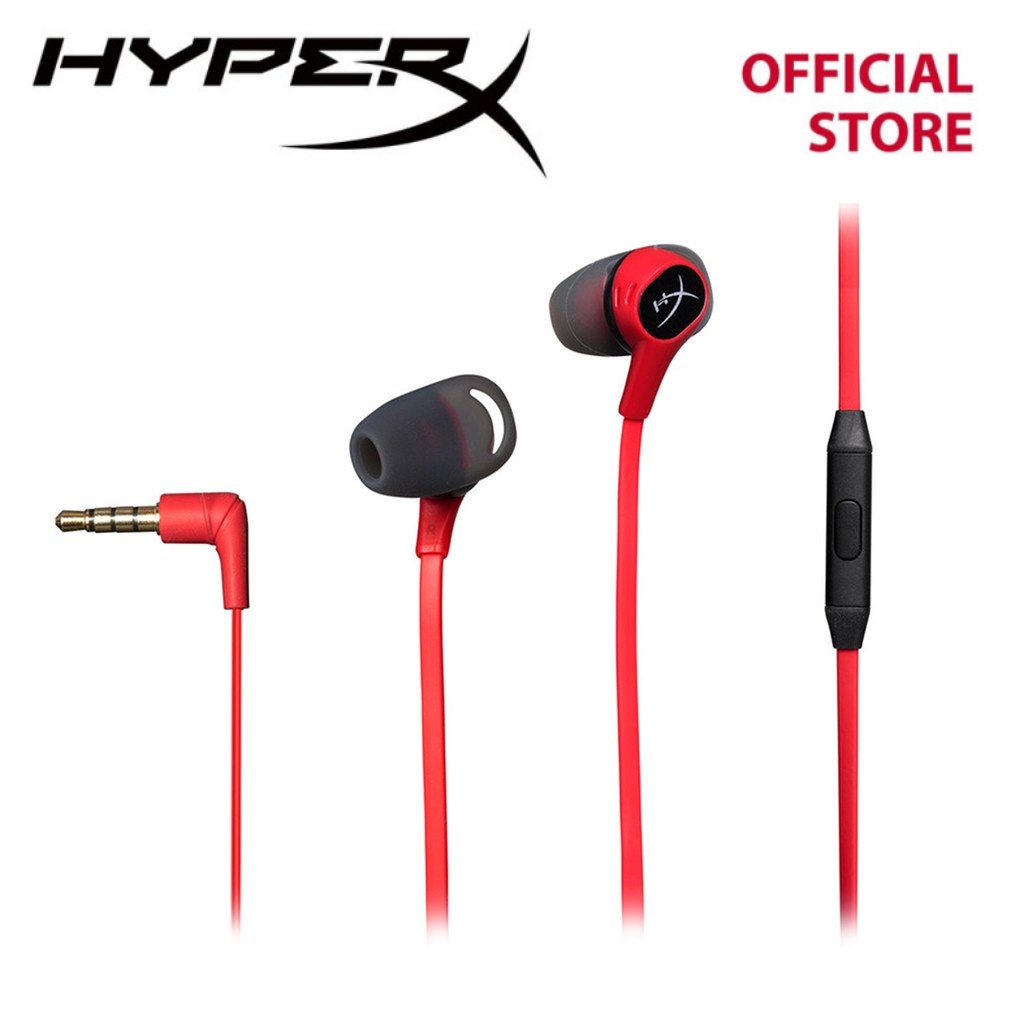 (HX-HSCEB-RD)HyperX Cloud Earbuds 3.5 (หูฟัง) Gaming Headphones with ...