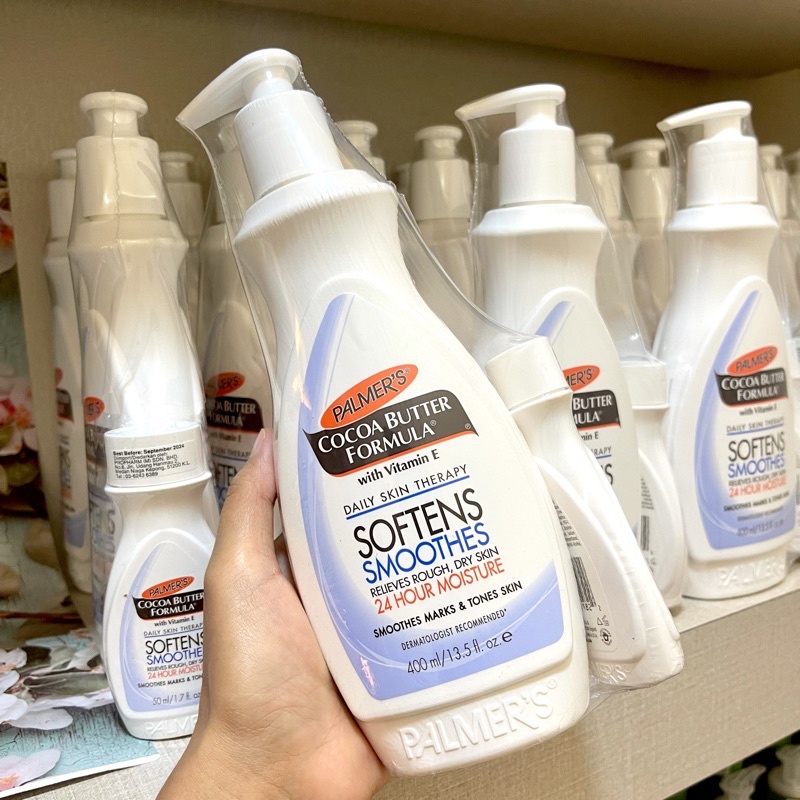 Palmers Softens Smoothes Lotion 400ml50mlป้องกันผิวแตกลาย ลดริ้วรอย ผิว ...