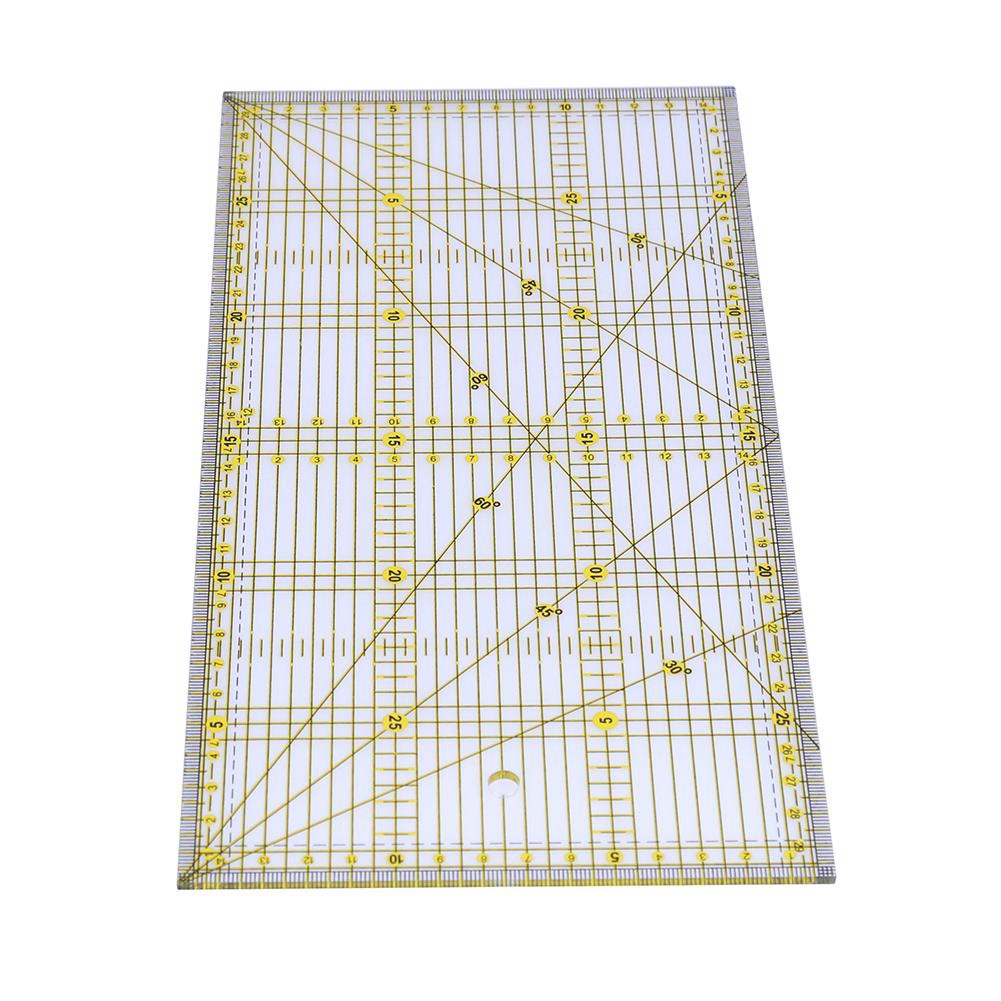 ACT 30 X 15cm Durable Clear Acrylic Quilt Ruler Handmade Patchwork ...