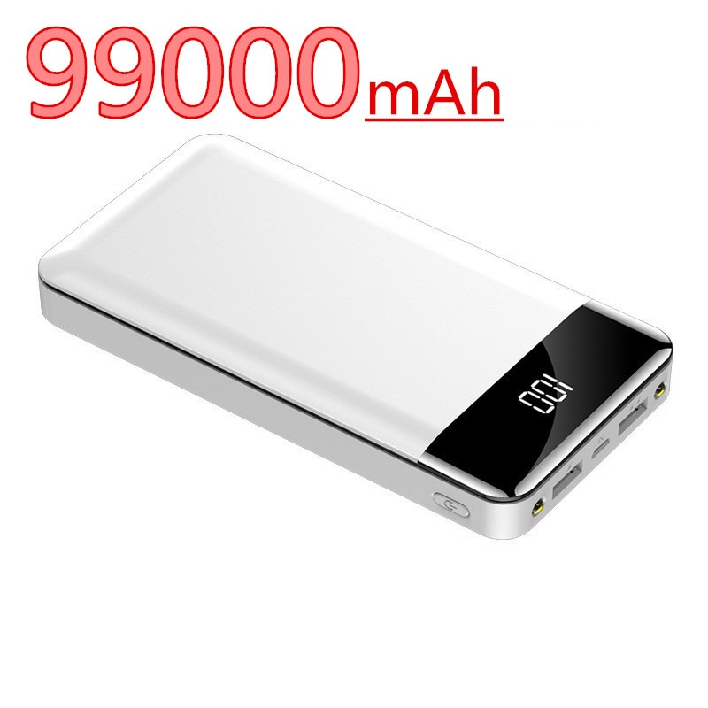 Original Power Bank 99000mAh LED Portable Charging PowerBank External ...