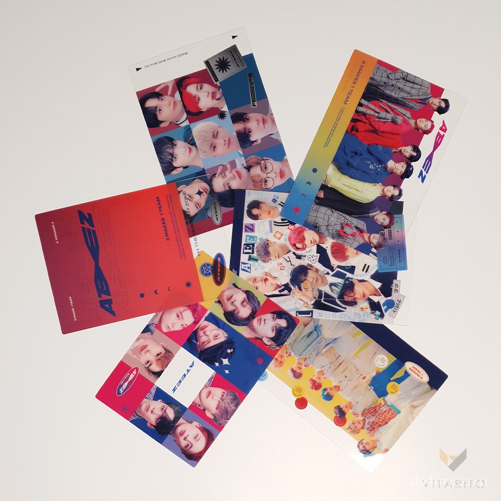 2022 ATEEZ Transparent Postcard Set 6Pcs New Version L8TM - ds4myczrxp ...