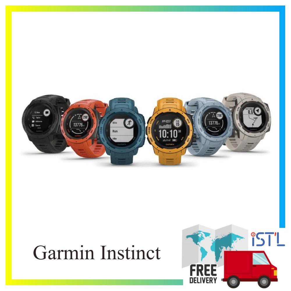 Garmin Instinct Rugged Outdoor Watch with GPS (Support Thai language ...