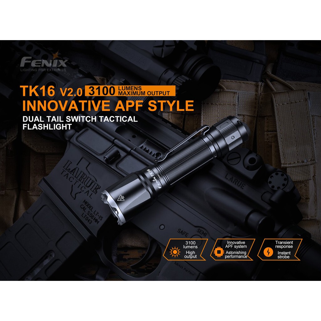 ไฟฉาย Fenix TK16 V2.0 DUAL TAIL SWITCH TACTICAL FLASHLIGHT - pppshop9 ...