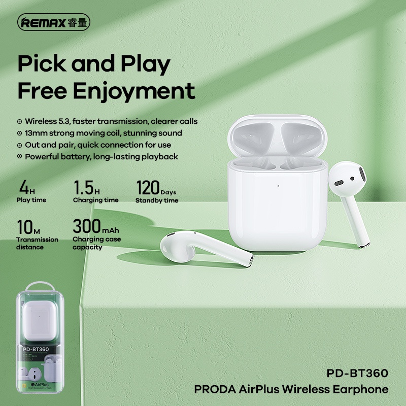 Remax Proda Tws Air Plus หูฟังไร้สาย บลูทูธ หูฟัง wireless เล่นเกม ...