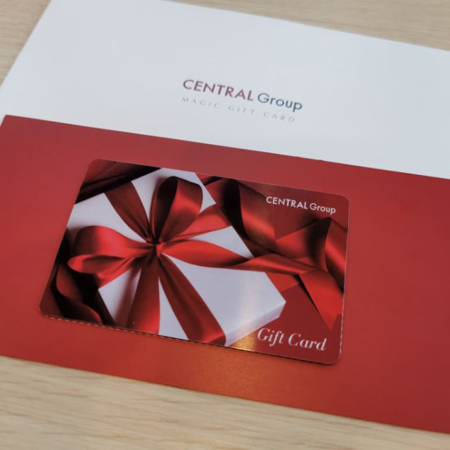 บัตรเซ็นทรัล บัตรของขวัญ central group gift card มูลค่า 5,110 - 10,000 ...