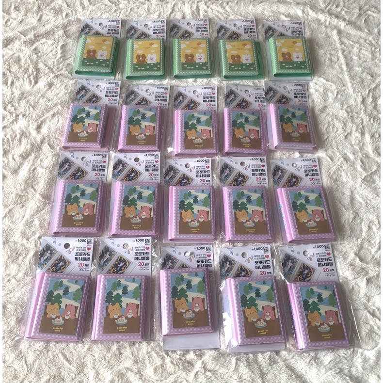 แฟ้มใส่การ์ด ที่ใส่การ์ด collect book daiso ไดโซะ เกาหลี ...