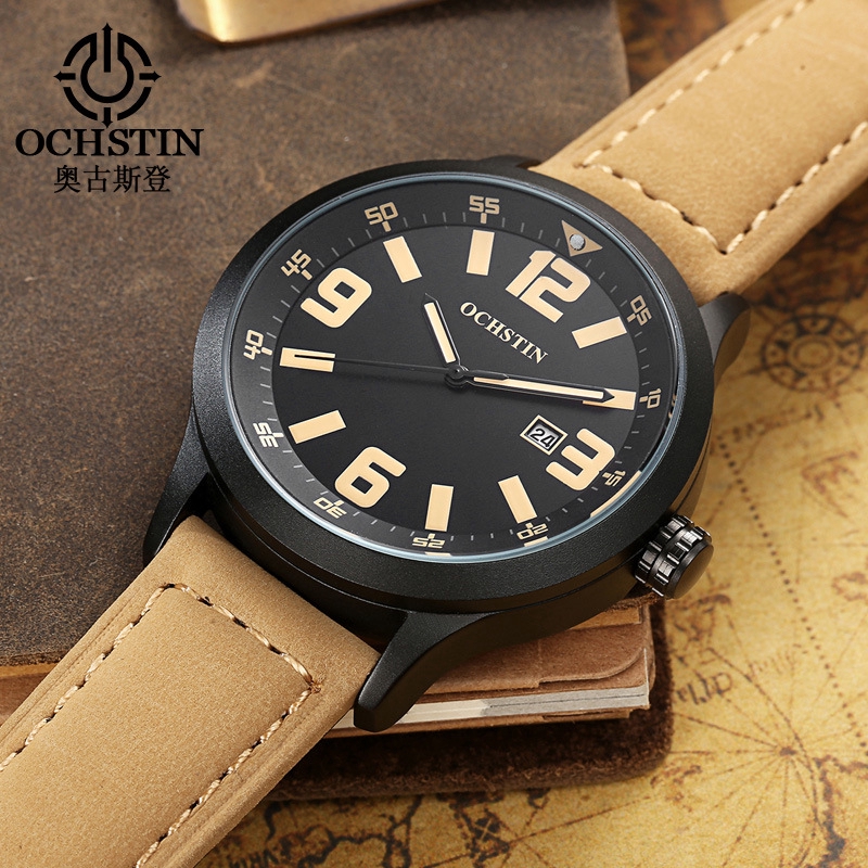 Louwill นาฬิกาข้อมือควอทซ์ลําลองสําหรับผู้ชาย - wenjiyis.th - ThaiPick