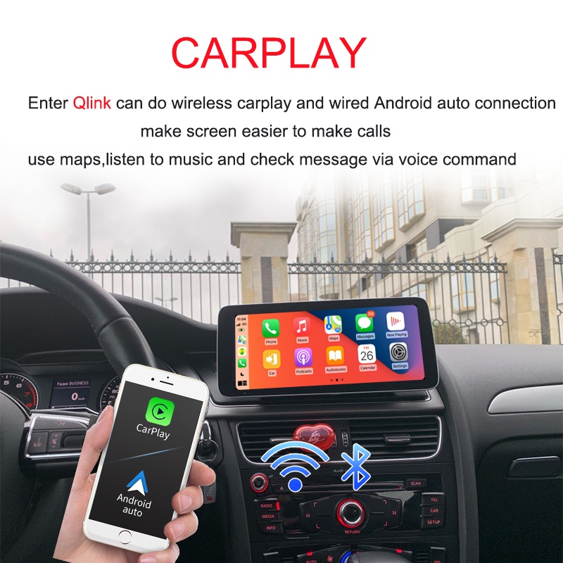 AUTOTOP 2 Din Car Radio IPS Screen for Audi A5 Android A4 B8 S4 S5 A4L 2009-2016 BT WIFI Google ...