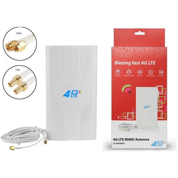 7XYK 4G LTE MIMO Indoor Antenna SMA TS9 B310 B315 B525 B618 E8372 E5577 ...