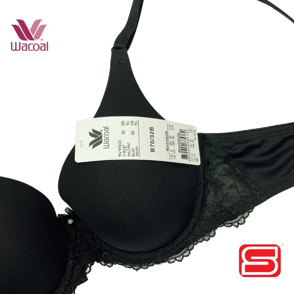 WACOAL Basic Bra เสื้อชั้นใน รุ่น WB9896 บราเสริมโครง เสริมฟองน้ำ ...