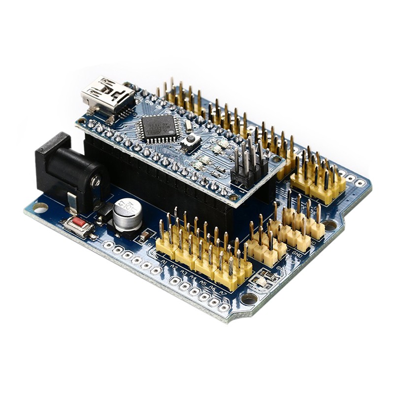 บอร์ดNano I O Arduino Uno R 1 3 . 0 นาโน V 3 . 0 Atmega328 P ...