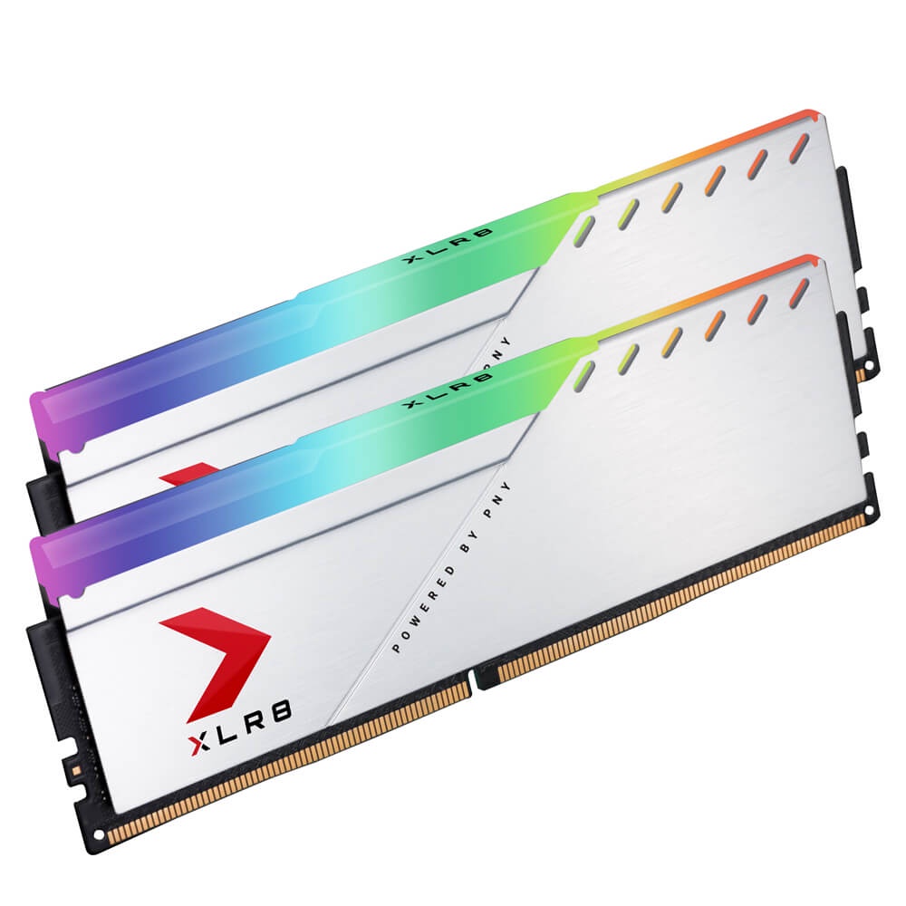 PNY Ram PC XLR8 RGB DDR4 Silver 16GB (2x8GB) 3600MHz Desktop Memory ...