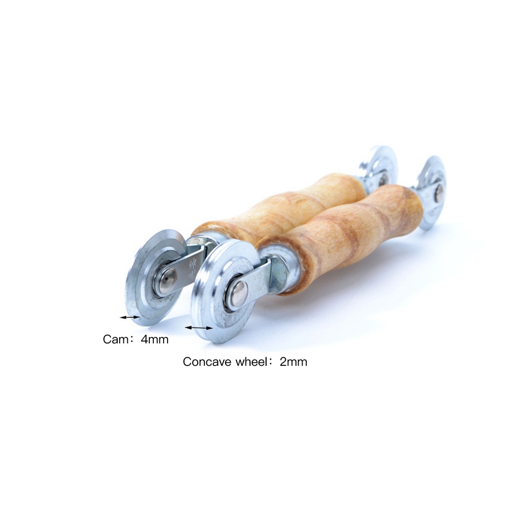 1Pc Wooden Handle And Steel Wheels Rolling Tool For Double Window ...