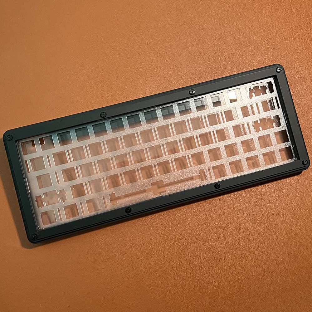 Rebel60 64 Layout Mechanical Keyboard DIY Kit Black Acrylic Stacked ...