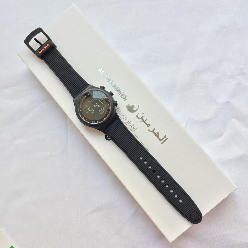 Al-harameen Muslim watch azan watch islamic azan sports watch | Shopee ...