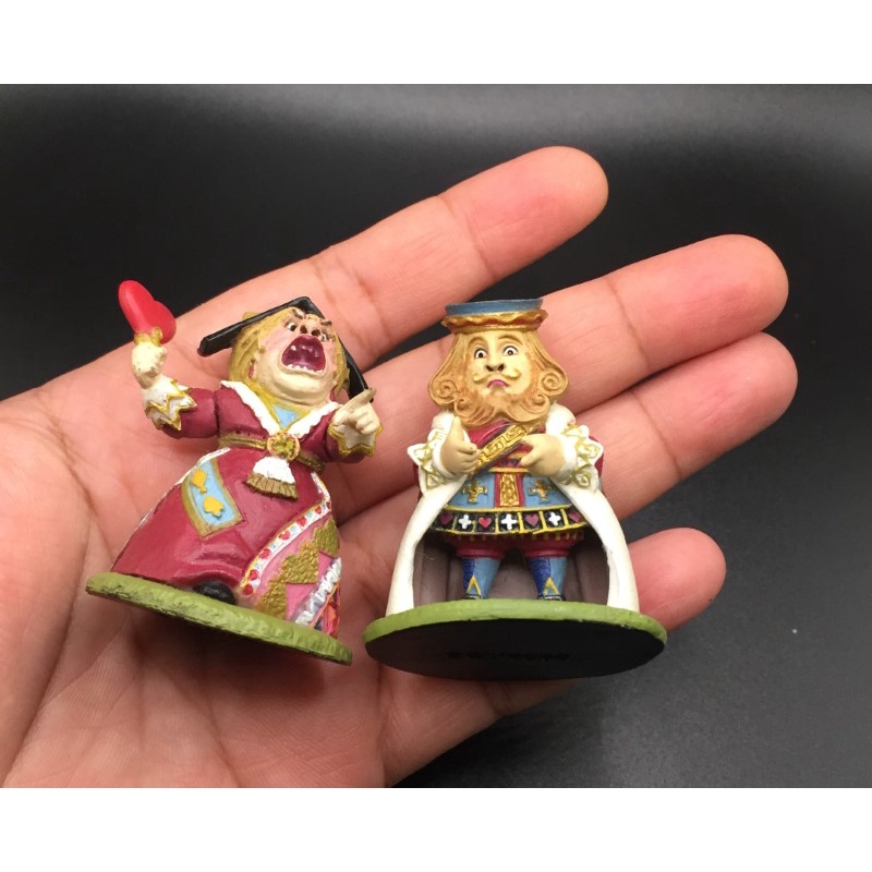 Kaiyodo Alice in Wonderland Queen and King mini figure rare toy ...