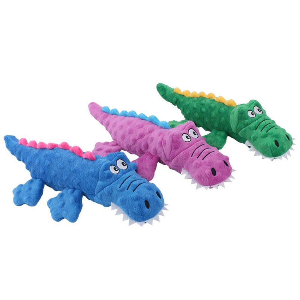 FOREVER Pets Supplies Cartoon Crocodile Cleaning Teeth Chew Squeak Toys ...