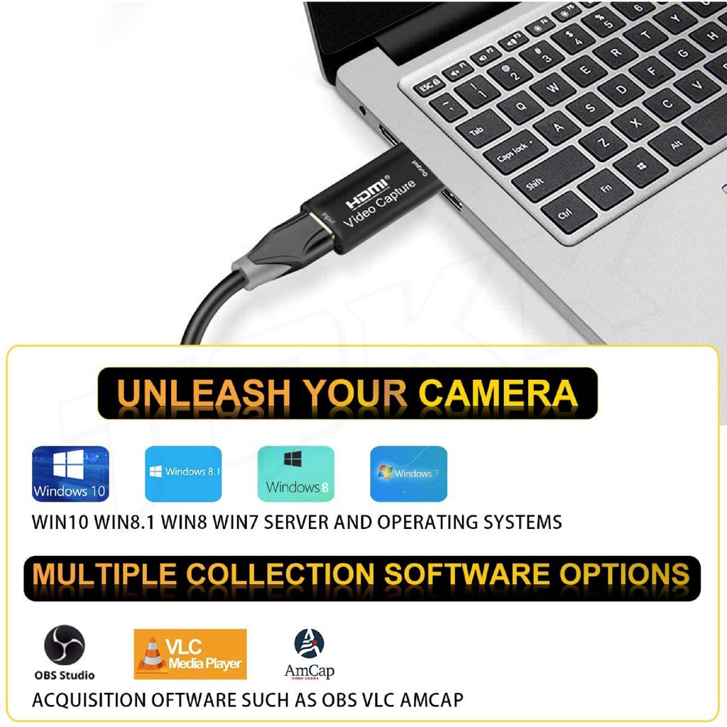 MINI Video Capture Card USB 2.0 HDMI Video Grabber บันทึกกล่อง FR PS4 ...