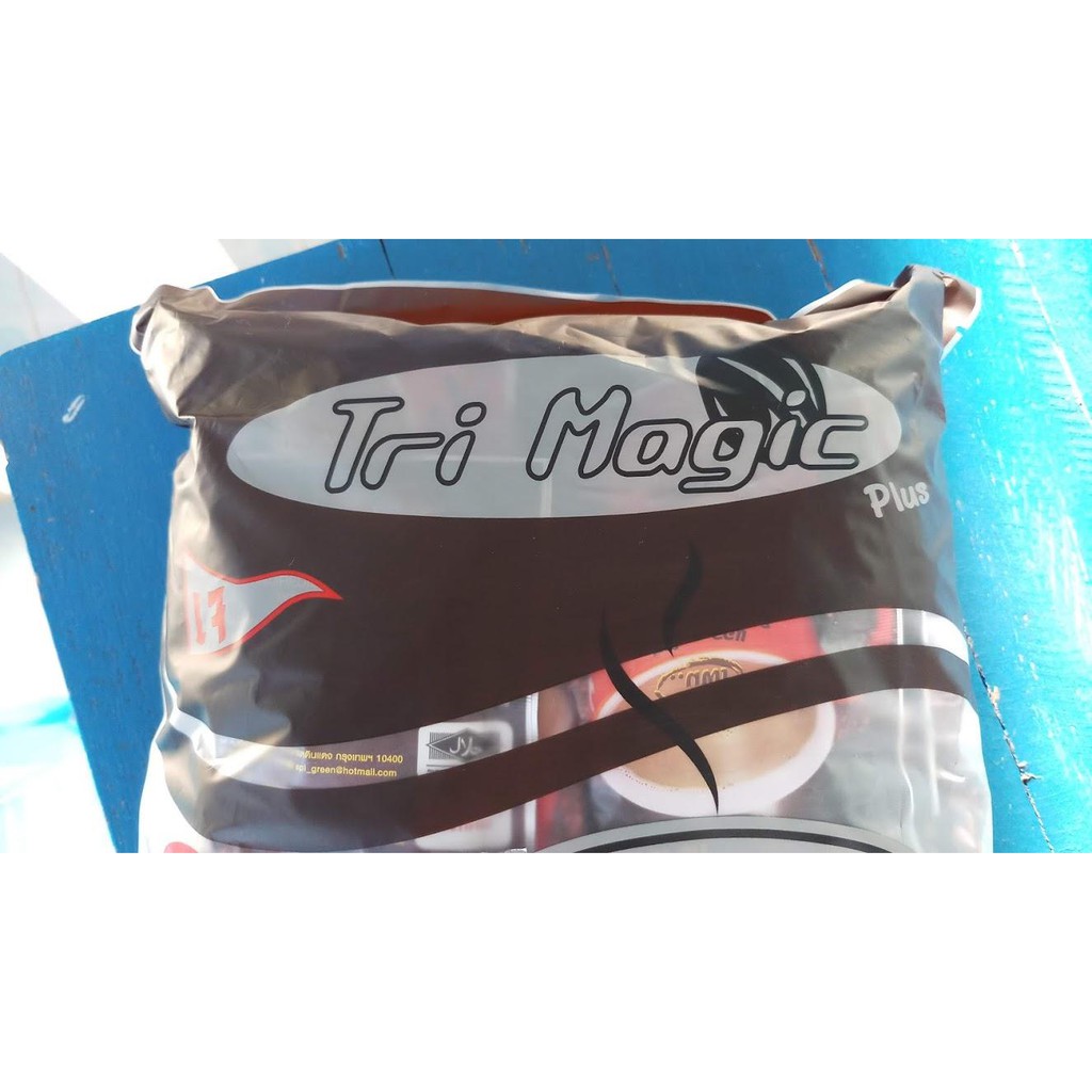 กาแฟ ทรีเมจิก Trimagic Coffee กาแฟเพื่อสุขภาพ ขนาดบรรจุ 1 ห่อ 50 ซอง ...