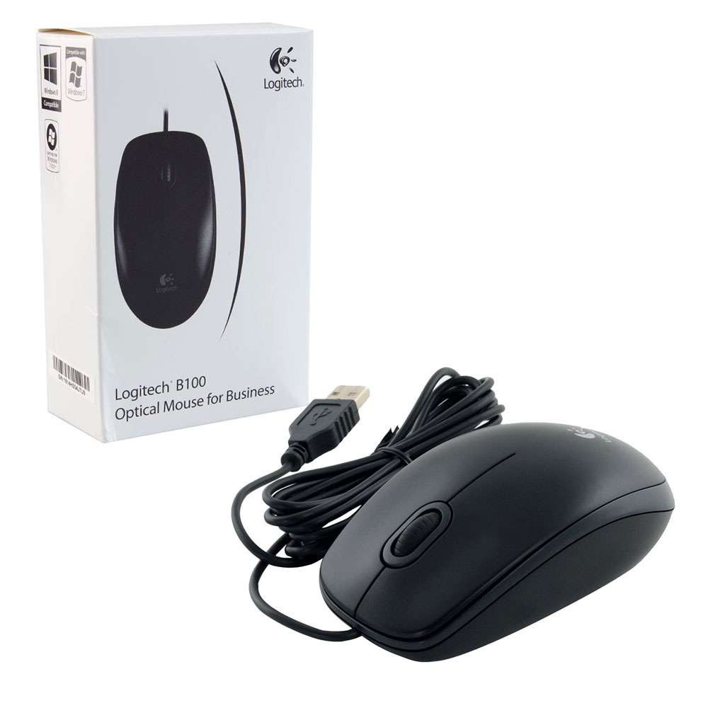 LOGITECH B100 MOUSE รับประกัน 3 ปี ของศูนย์ SYNNEX - kktshop - ThaiPick