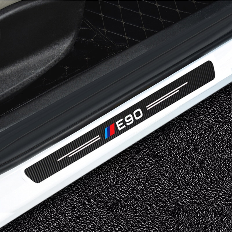 สติ๊กเกอร์คาร์บอนไฟเบอร์ BMW 4Pcs Carbon Fiber Sticker for BMW E46 E36 ...