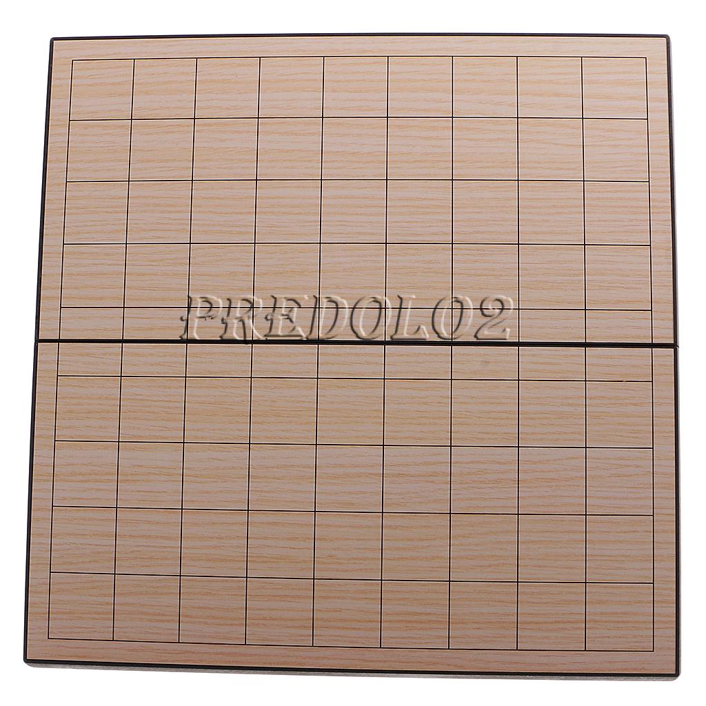 Magnetic Japanese Chess Shogi Game Set with Wooden Board Table Portable ...