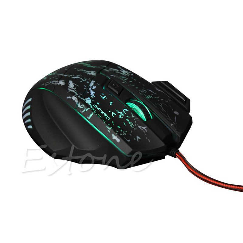 NIKI 5500 DPI 7 Buttons LED Optical USB Wired Gaming Mouse Mice For Pro Gamer New - nikibaby.th ...