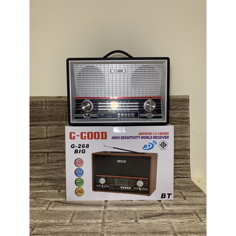 ♟ G-GOOD วิทยุ บลูทูธ/USB/AM/FM/SW รุ่น G-2682021 ทันสมัยที่สุด - 4bdp76yu6s - ThaiPick