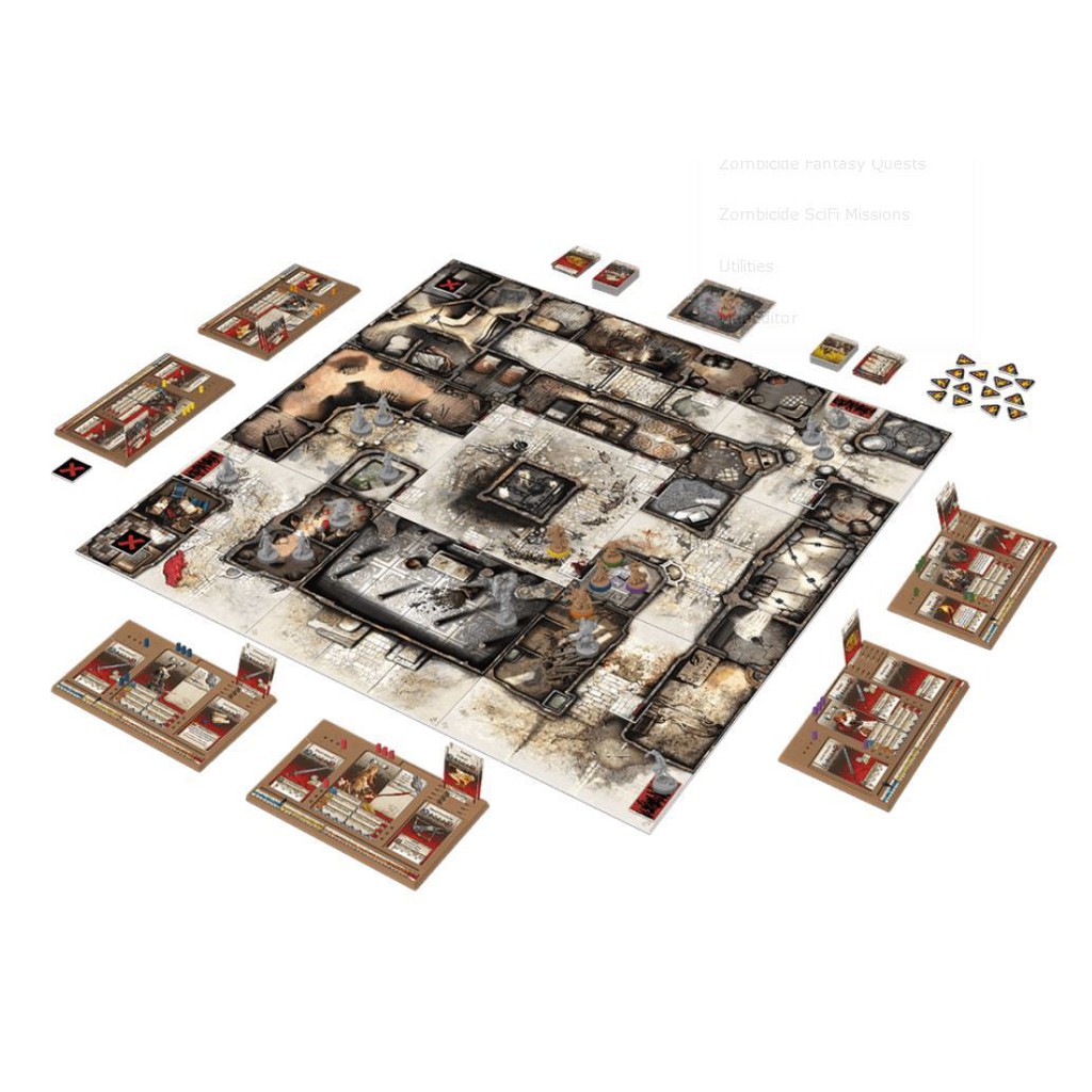 Zombicide Black Plague Board Game ภาษาไทย แถมซองPremium ห่อปกฟรี [Zo ...