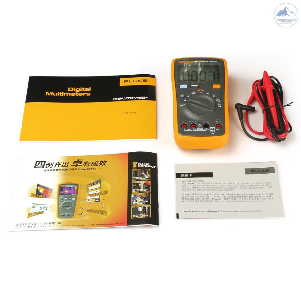 Fluke F 15 B 4000 Counts มัลติมิเตอร์ดิจิตอลมัลติมิเตอร์แบบพกพา ...