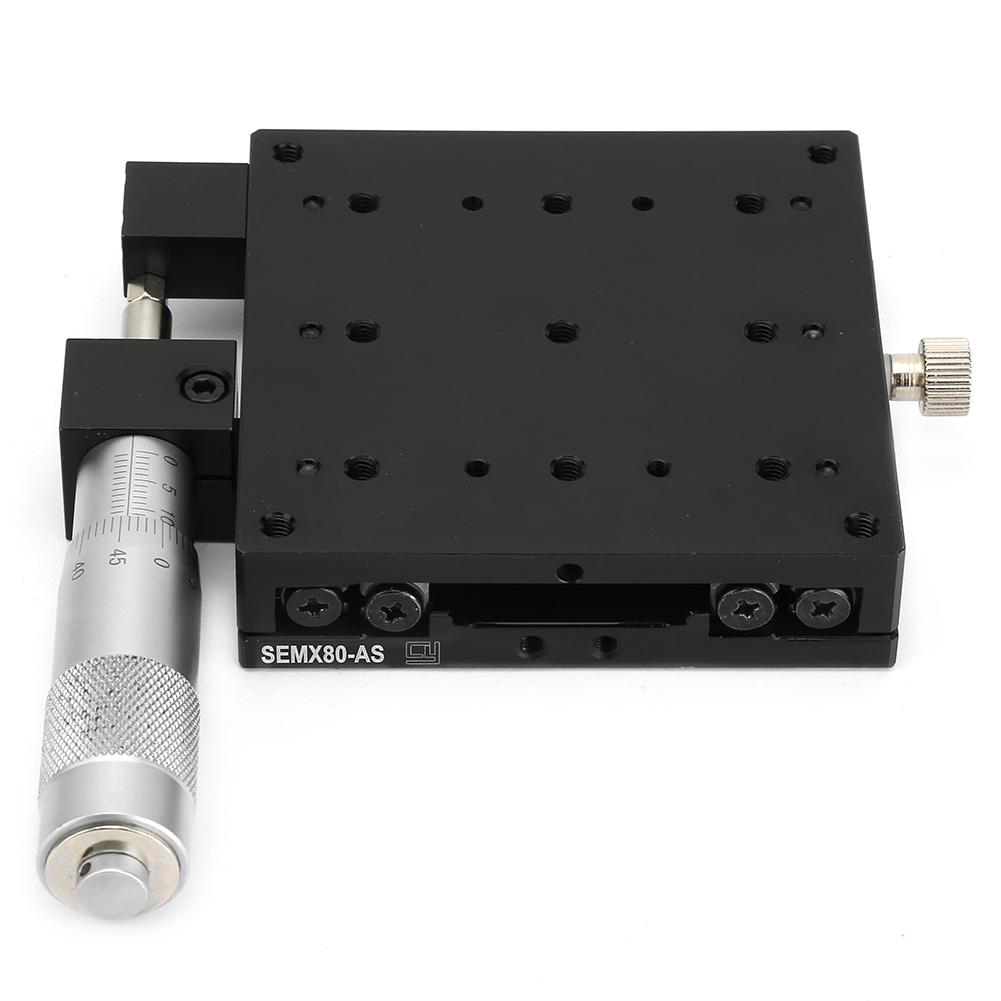 SEMX80-ASS Micrometer Manual Slide Table Trimming Platform Cross Roller ...