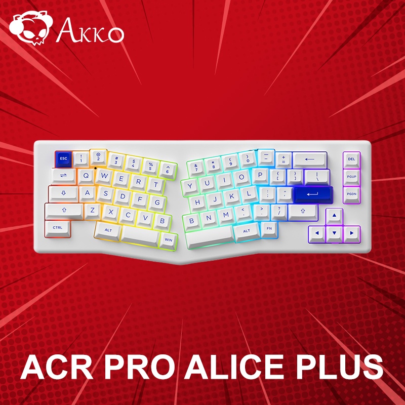 คีย์บอร์ด Akko ACR Pro Alice Plus (ภาษาอังกฤษ) ประกันศูนย์ 1 ปี ...