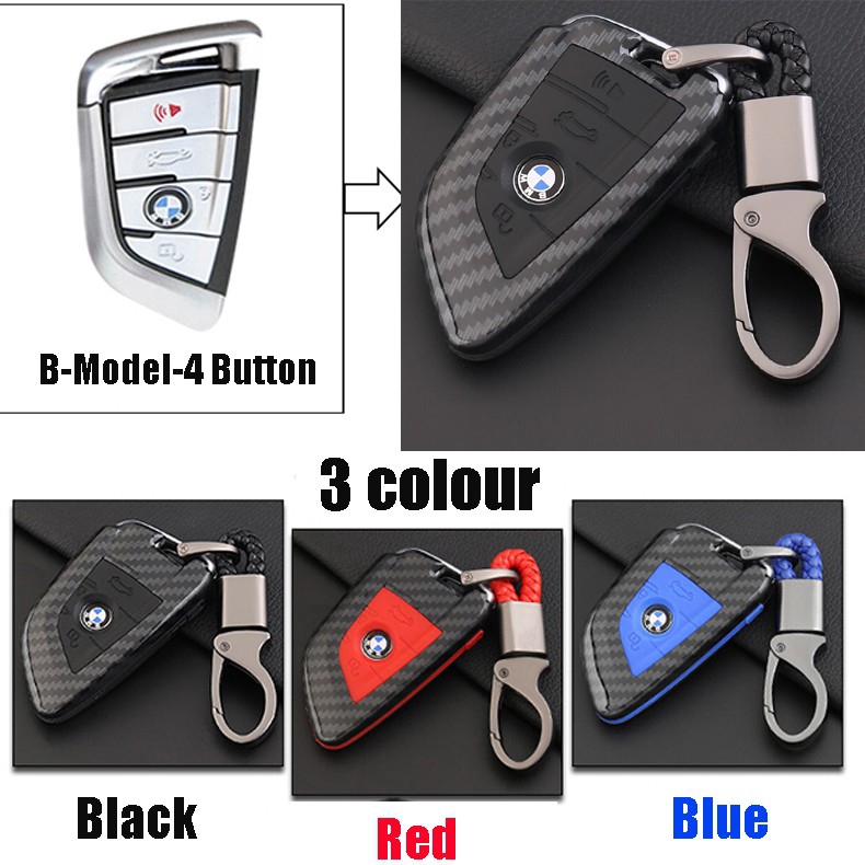 เคสเคฟล่ากุญแจรีโมทรถยนต์ BMW / Car key Case Series X 1234567 (G30) G F ...