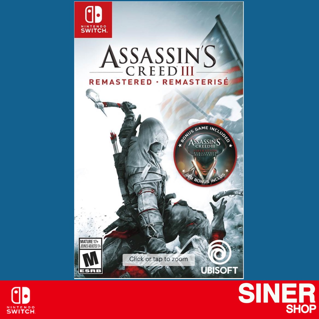 NSW Assassins Creed III Remastered Edition (US America) - sinershop ...