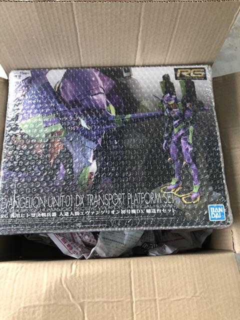 RG EVA-01 DX Set (EVA01) EVANGELION UNIT-01 DX TRANSPORT PLATFORM ...