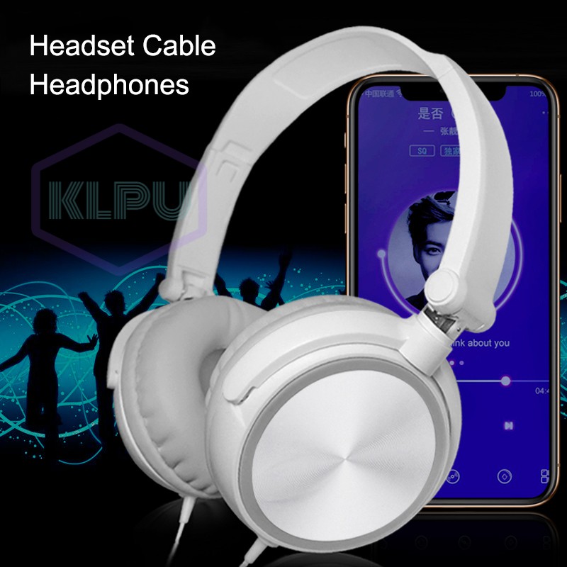 KLPU Wired Computer Headset with Microphone Heavy Bass Game Karaoke ...