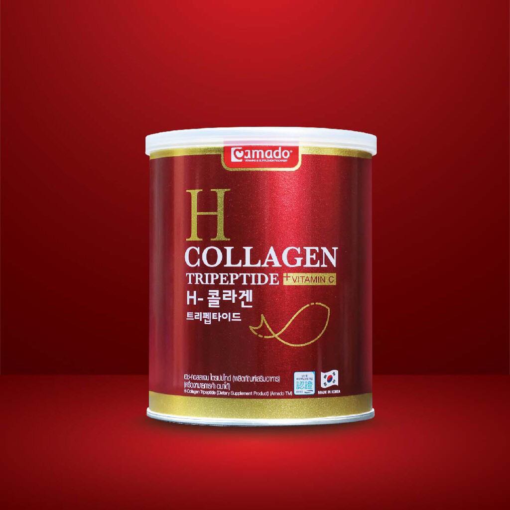Amado Collagen H อมาโด้ คอลลาเจน เอช กระป๋องสีแดง พรีเมี่ยม บำรุงผิว ...