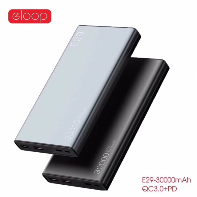 SY Eloop E29 (30000mAh) แบตสำรองแท้100 รับประกัน1ปี Quick Charge3.0 (Power Deliveryชาร์จเร็วของ ...