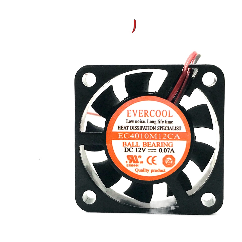 พัดลมระบายความร้อน CPU Taiwan EVERCOOL EC4010M12CA 4010 12V 0.07A 4 ซม - xingshu.th - ThaiPick